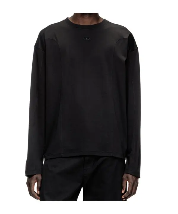 DIESEL® T-boxt-ls-int Panelled Long-sleeves T-shirt