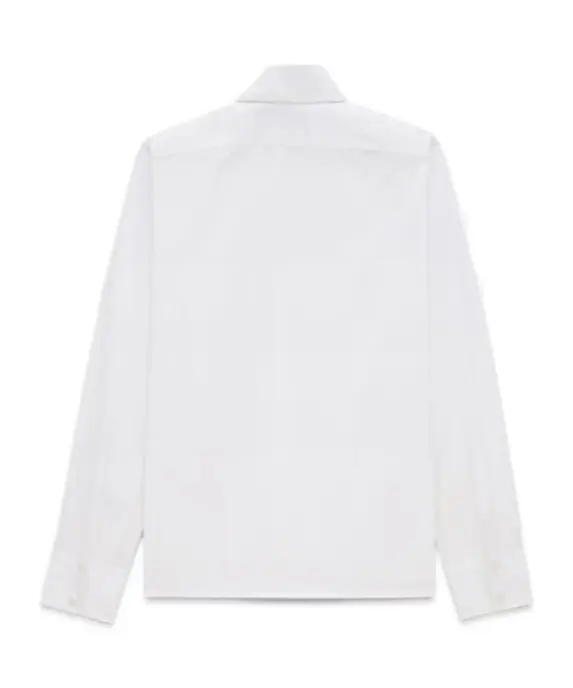 Saint Laurent Cassandre Buttoned Straight Hem Shirt