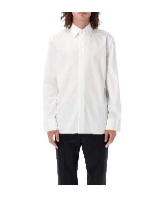 Saint Laurent Cassandre Buttoned Straight Hem Shirt