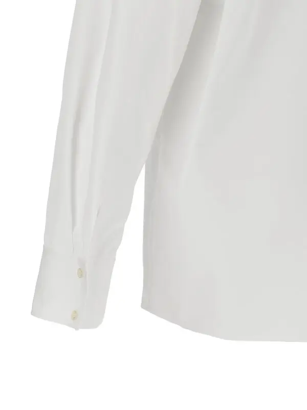 Saint Laurent Cassandre Buttoned Straight Hem Shirt