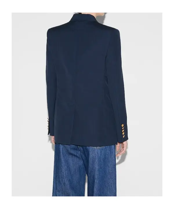 Gucci Double-breasted Jacket With Gold-tone Buttons