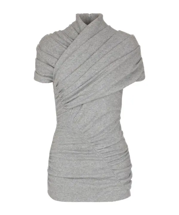 Balmain Draped Knit Top