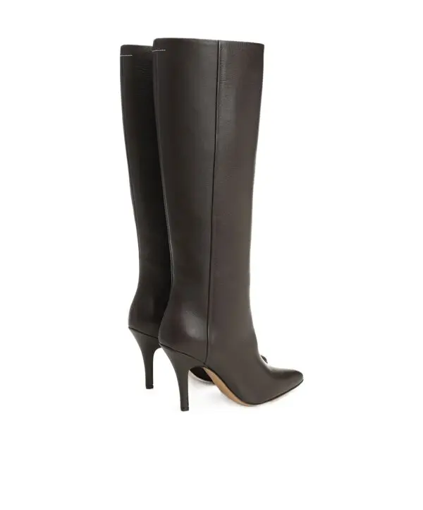 MAISON MARGIELA Slip-on Knee-high Pointed Toe Boots