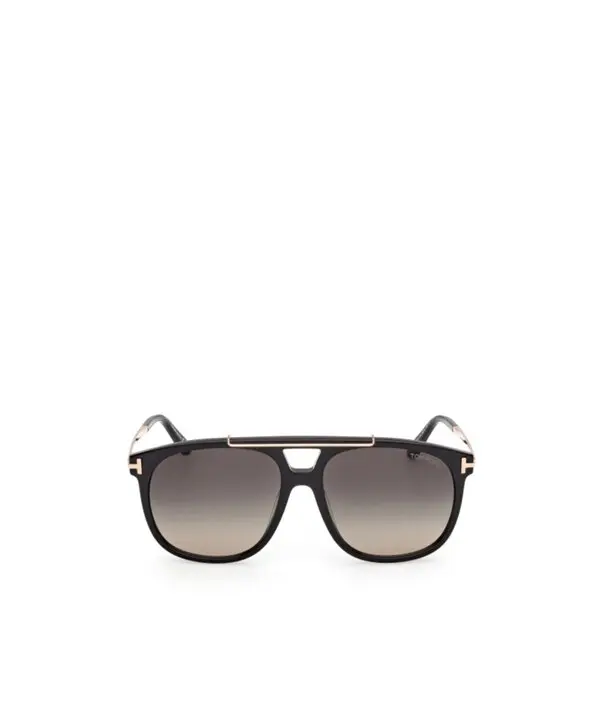 TOM FORD Aviator Frame Sunglasses - Gray
