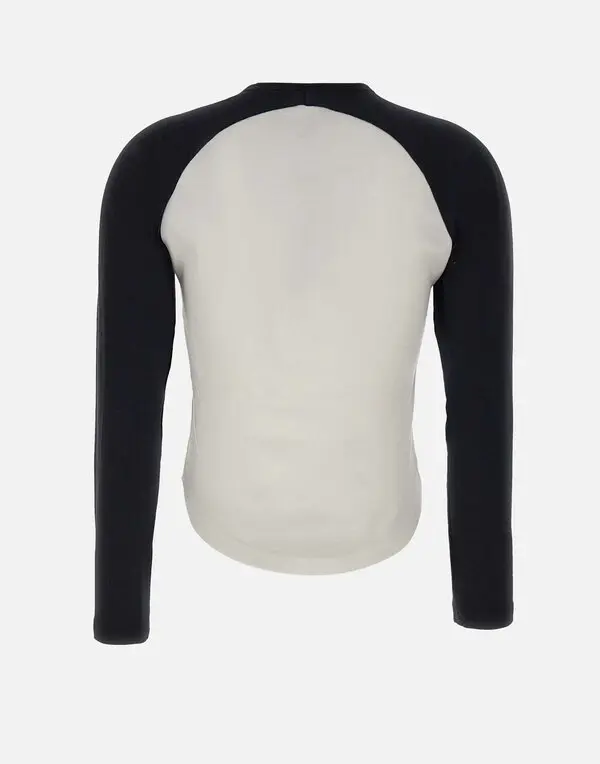 COURREGES Logo Embroidered Long-sleeve T-shirt