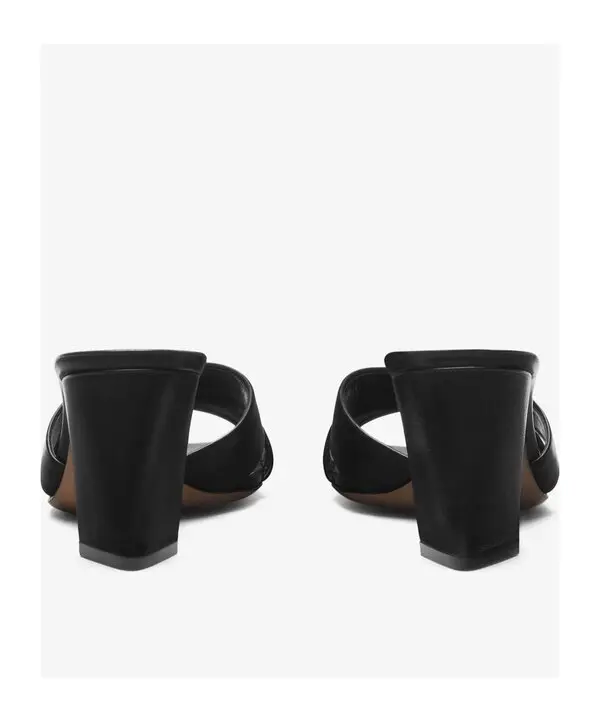 Paris Texas Dafne Crossover Strap Mules - Black