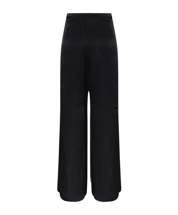 Michael Kors Georgette Pleated Wide-leg Trousers