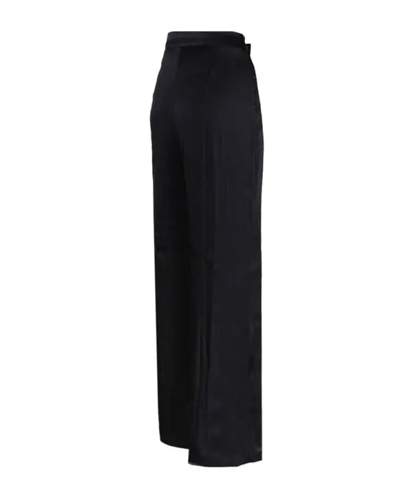 Michael Kors Georgette Pleated Wide-leg Trousers