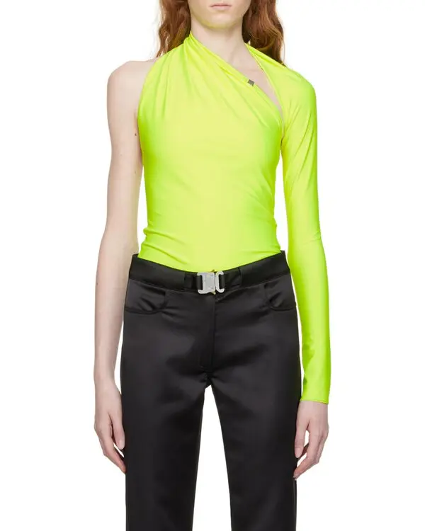 1017 Alyx 9sm Logo Single-sleeve Long-sleeve T-shirt - Yellow
