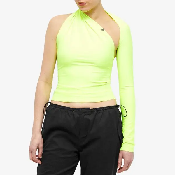 1017 Alyx 9sm Logo Single-sleeve Long-sleeve T-shirt - Yellow