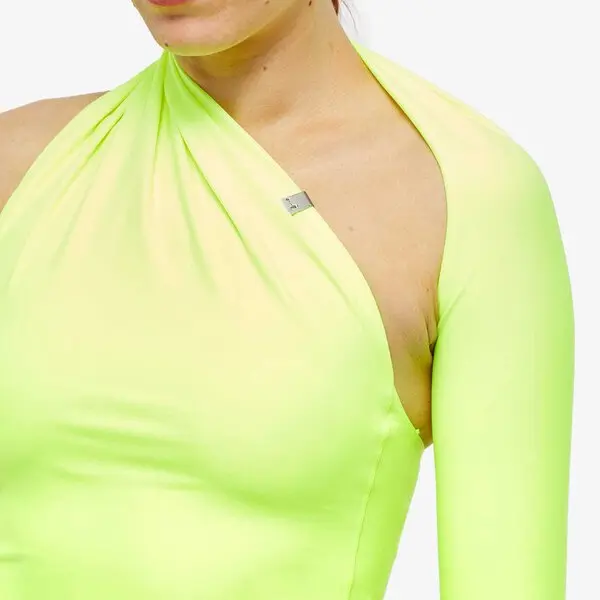 1017 Alyx 9sm Logo Single-sleeve Long-sleeve T-shirt - Yellow