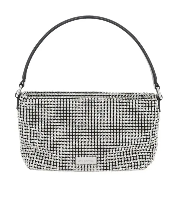 SELF-PORTRAIT Small Diamante Embellished Zipped Tote Bag