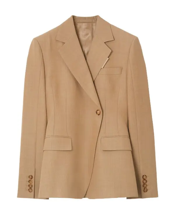 Burberry Single-breasted Tailored Jacket