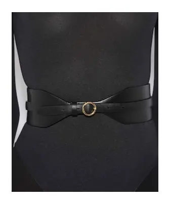 Alaïa Double Large Buckle Belt - Black