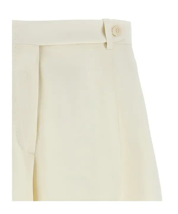 Brioni Pleated Front Zipper Shorts