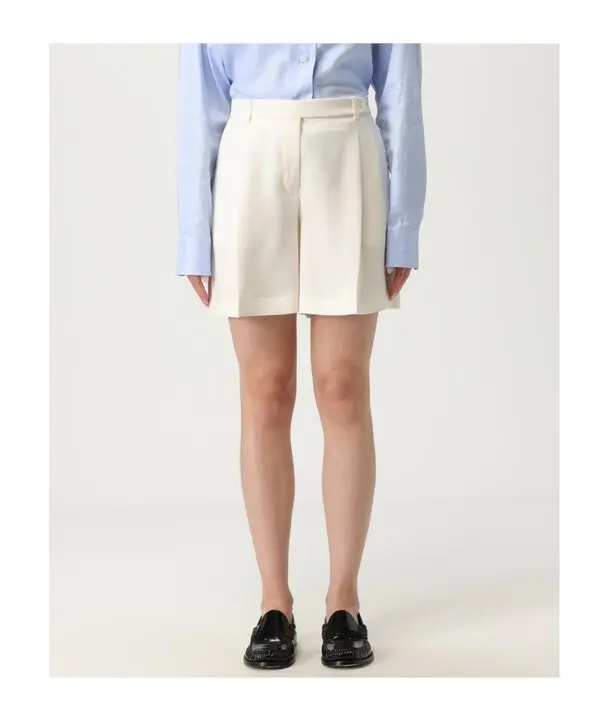 Brioni Pleated Front Zipper Shorts