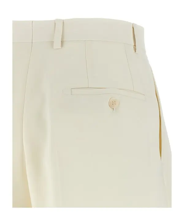 Brioni Pleated Front Zipper Shorts