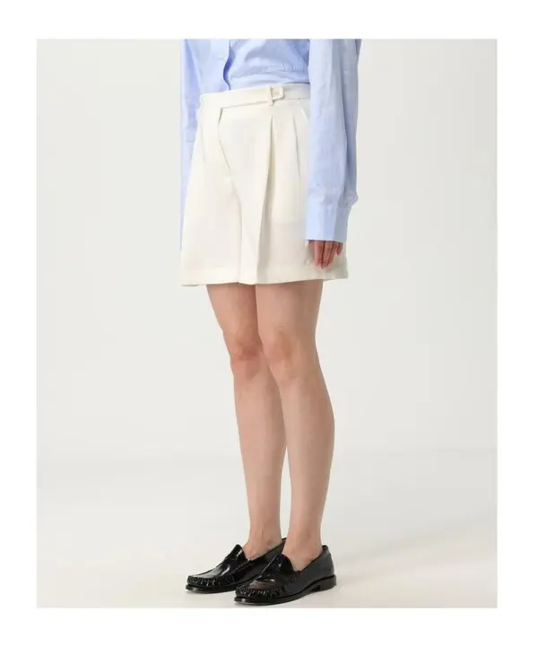 Brioni Pleated Front Zipper Shorts