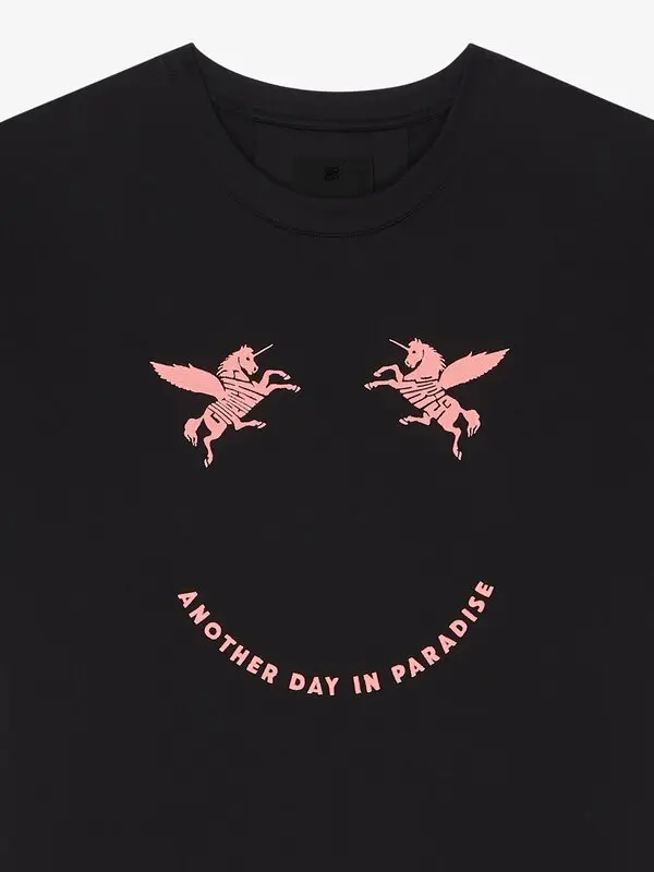 Givenchy Slogan Printed Crewneck T-shirt