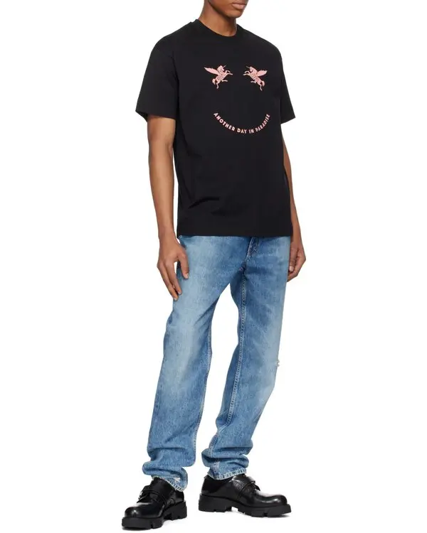 Givenchy Slogan Printed Crewneck T-shirt