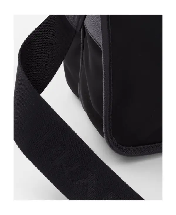Prada Logo Plaque Fold-over Shoulder Bag