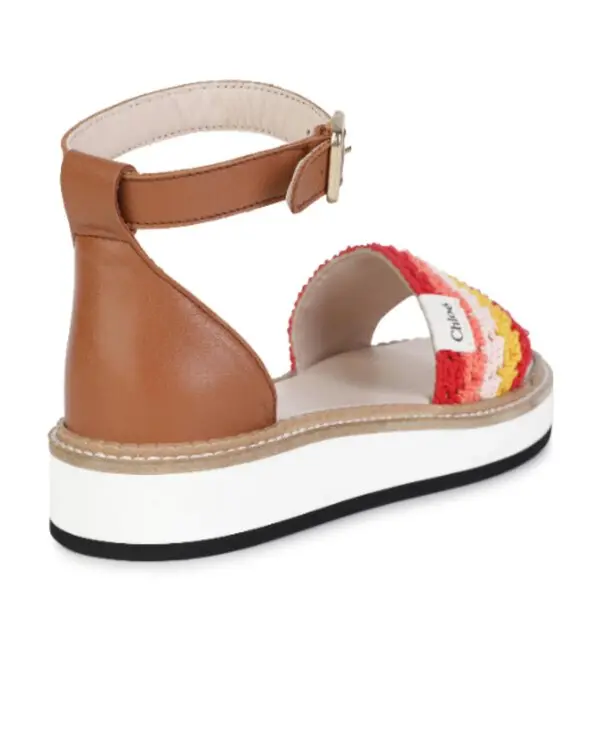 Chloé Logo Sandals With Adjustable Clasp