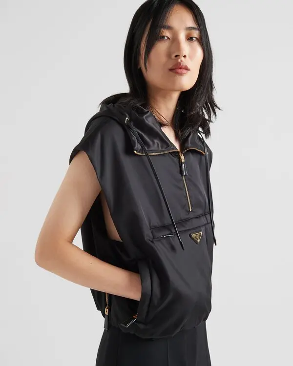 Prada Half-zip Drawstring Gilet