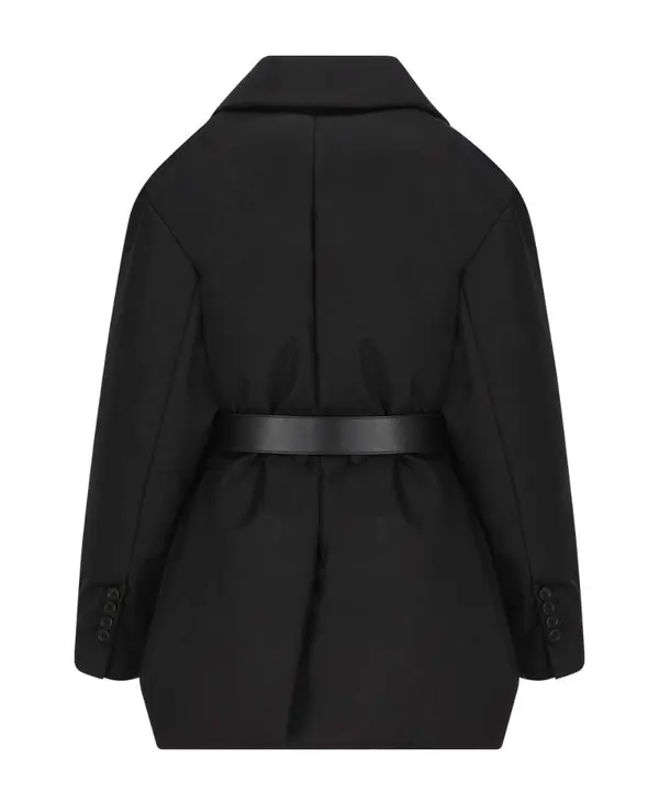 Prada Belted Logo-detailed Puffer Jacket