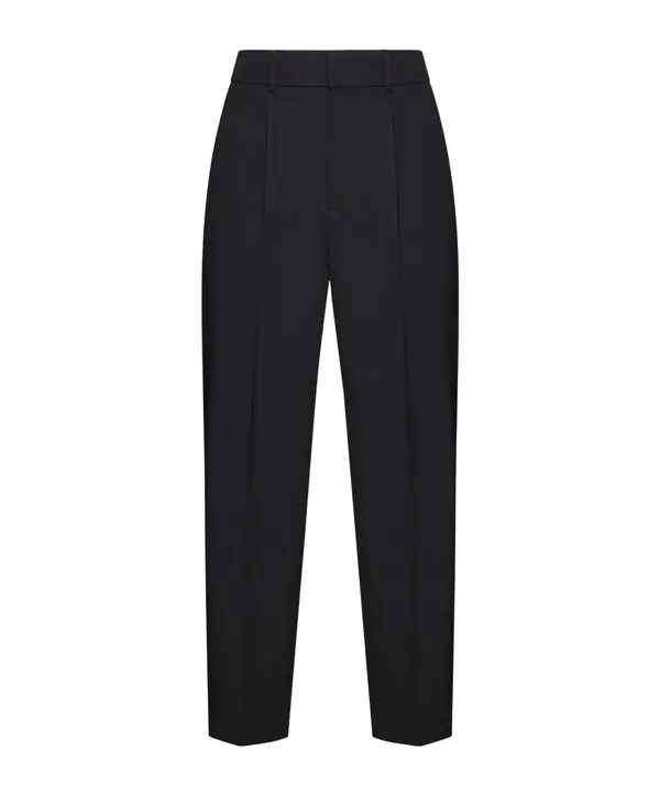 PT TORINO Tailored Fit Trousers - Black
