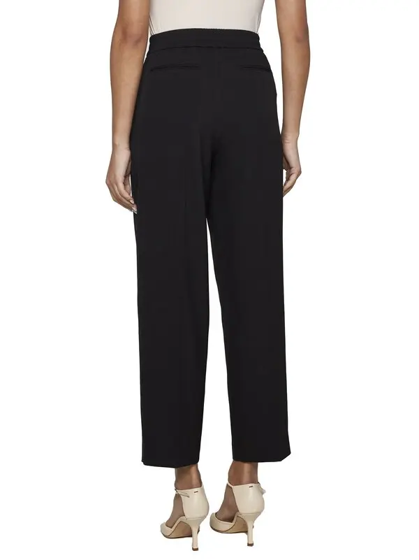 PT TORINO Tailored Fit Trousers - Black