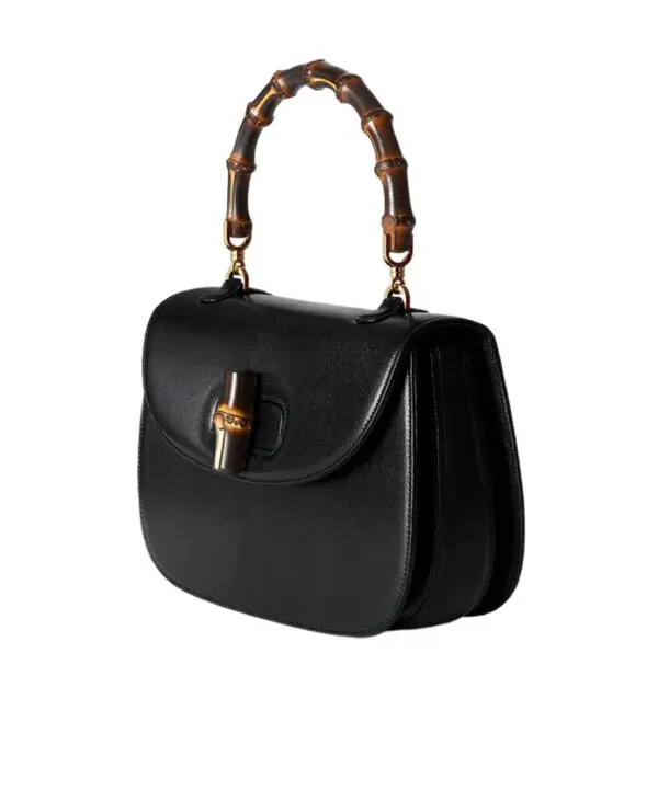Gucci Bamboo 1947 Medium Bag - Black