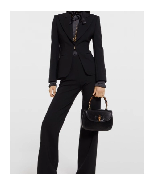 Gucci Bamboo 1947 Medium Bag - Black