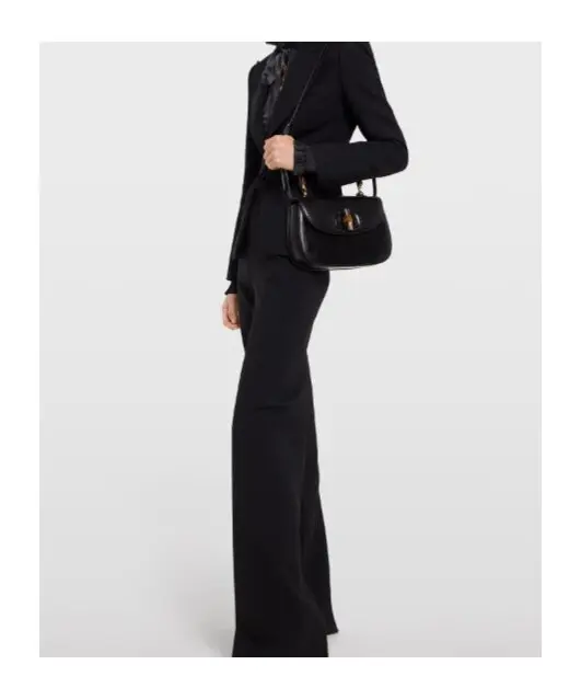 Gucci Bamboo 1947 Medium Bag - Black