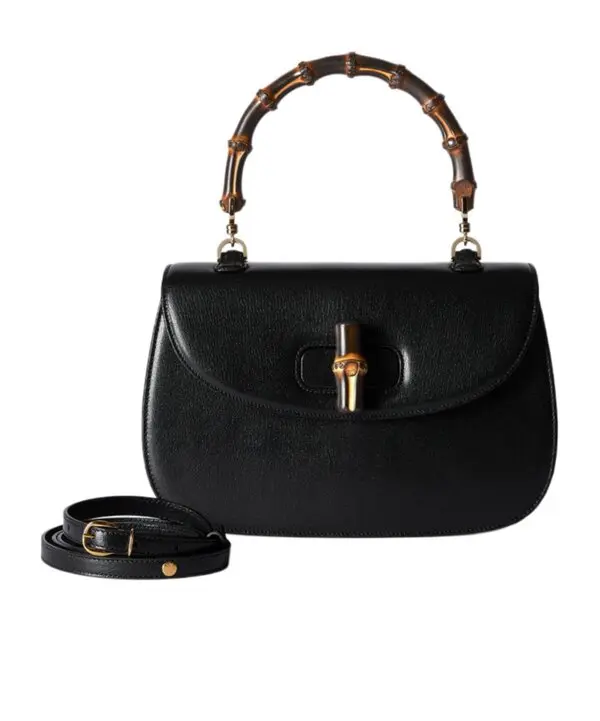 Gucci Bamboo 1947 Medium Bag - Black