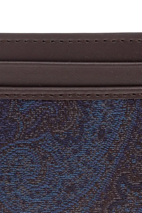 Etro Essential Jacquard Card Holder