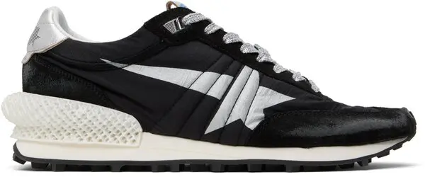 GOLDEN GOOSE Running Marathon Lace-up Sneakers - Black