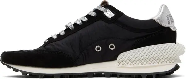 GOLDEN GOOSE Running Marathon Lace-up Sneakers - Black