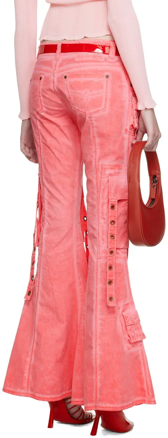 Blumarine Horn Cut Cargo Pants