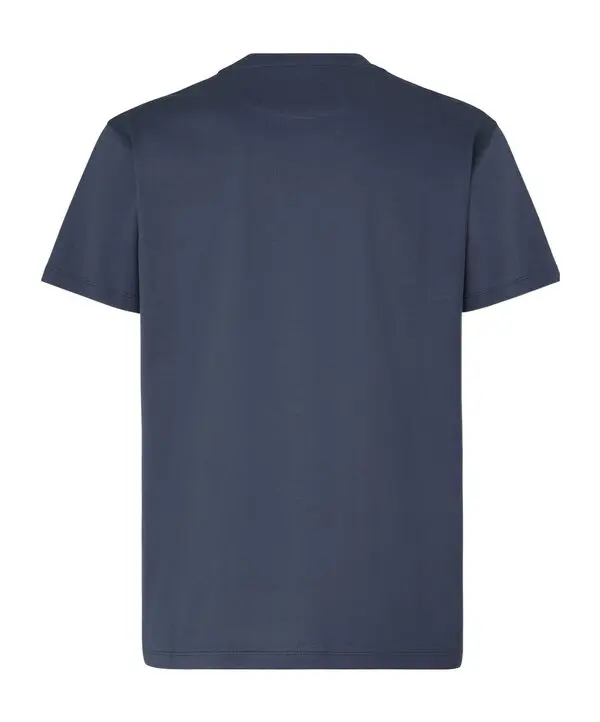 Fendi Crest Embroidered Crewneck T-shirt