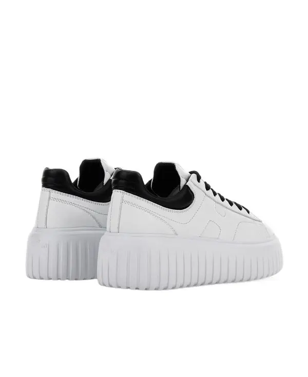 Hogan Platform Low-top Sneakers With H Detail - White