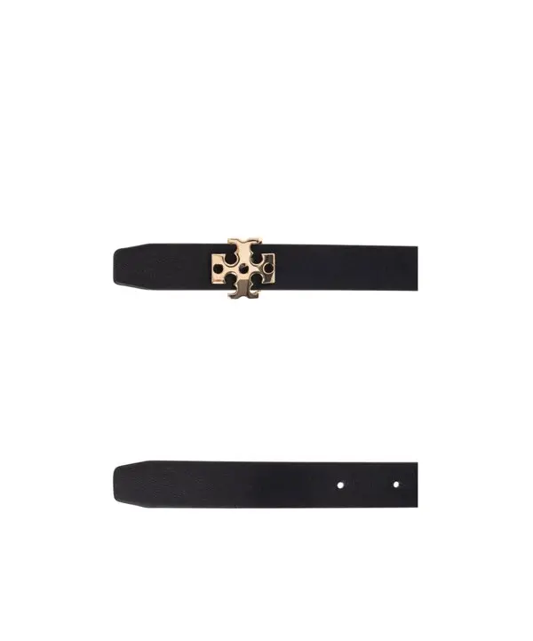 Tory Burch Logo Buckle Leather Belt
