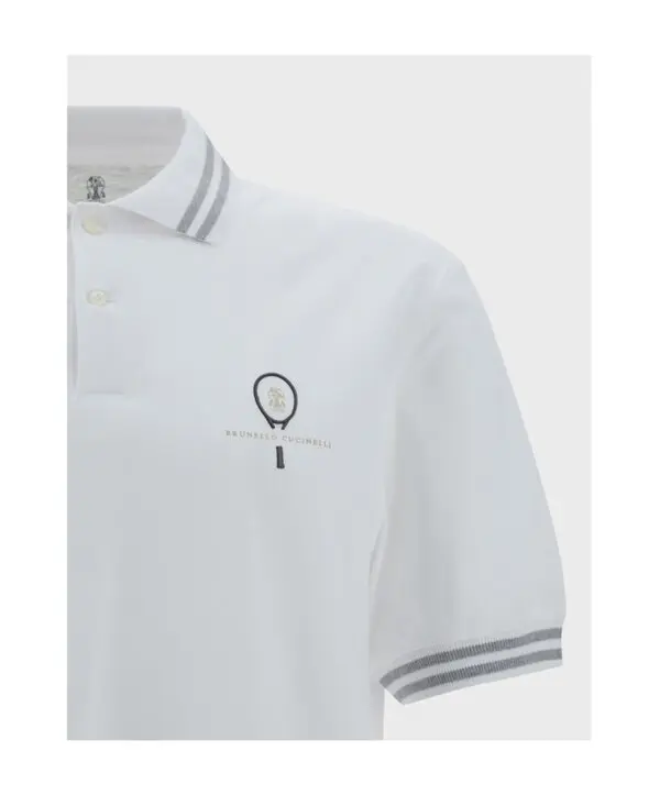 Brunello Cucinelli Short-sleeved Polo Shirt