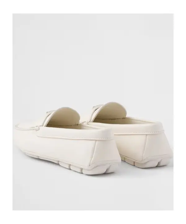 Prada Leather Driving Loafers