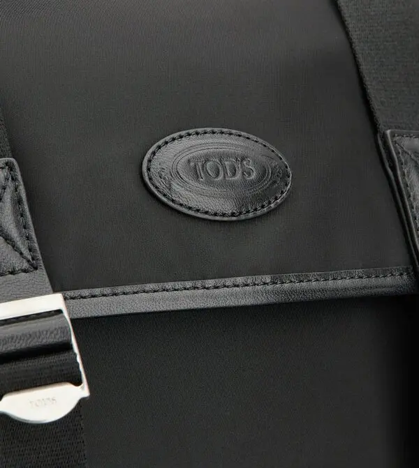 TOD'S Logo Patch Buckle-strap Backpack