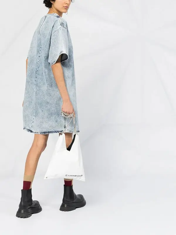 MAISON MARGIELA Acid-wash Denim Dress