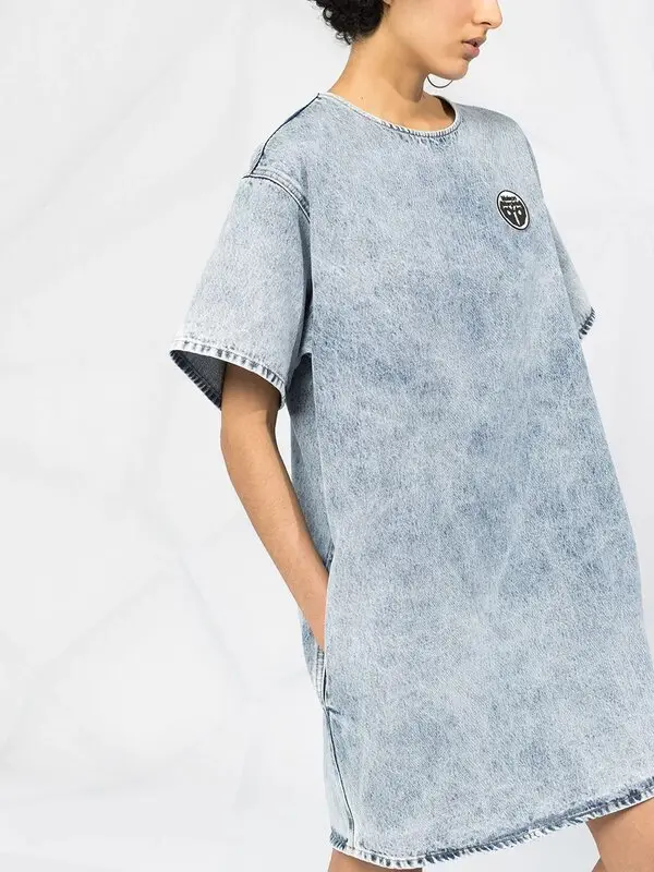 MAISON MARGIELA Acid-wash Denim Dress
