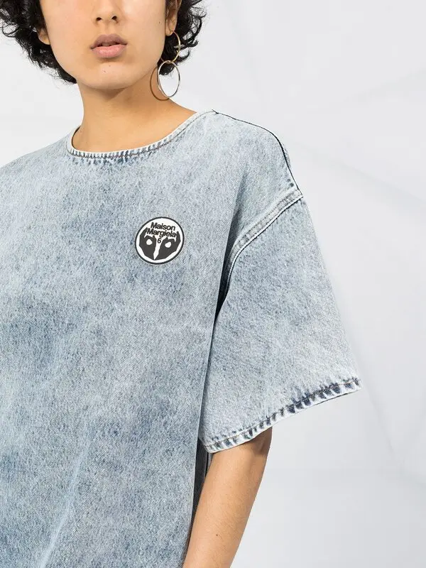 MAISON MARGIELA Acid-wash Denim Dress