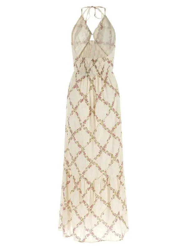 TWINSET Floral Halterneck Maxi Dress