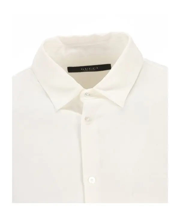 Gucci Collared Long-sleeve Shirt
