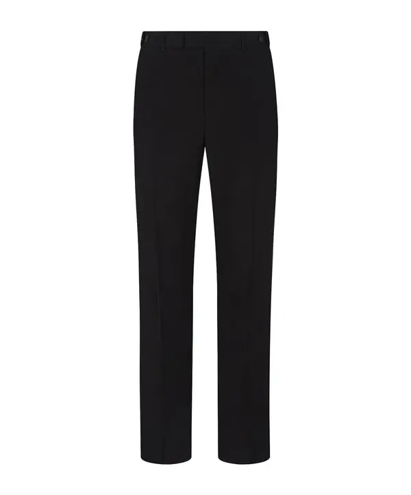 Emporio Armani Wool Suit Pants - Black